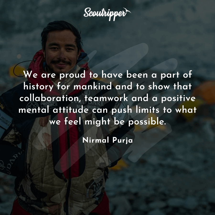 Nirmal Purja "Nims" Quotes • Scoutripper